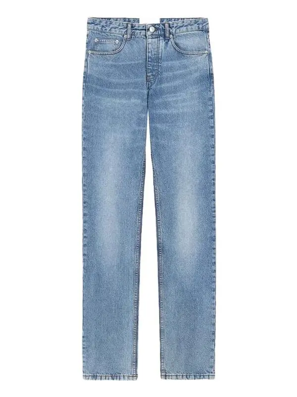 AMI Paris Denim Regular & Straight-leg Jeans - Blue