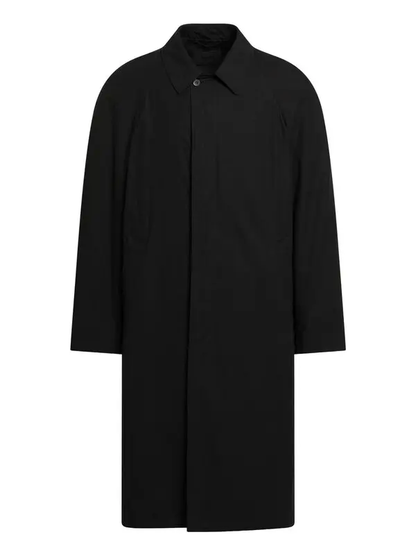 Prada Cotton Overcoat - Black