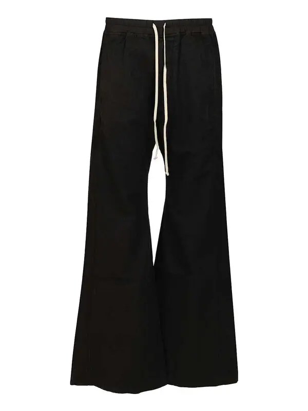 Rick Owens Wide Pusher Trousers - Black