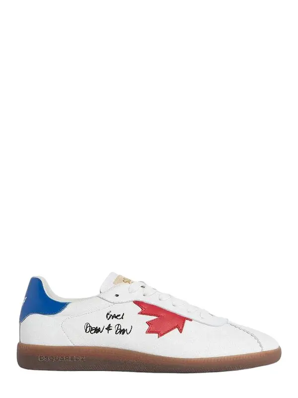 Dsquared2 Leather Low-top Trainers - White