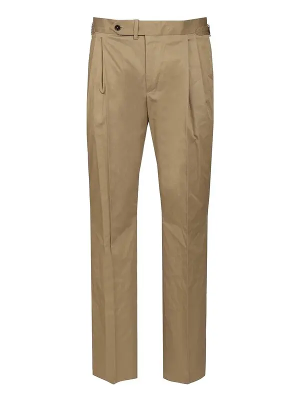 Dolce & Gabbana Stretch Gabardine Trousers - Green