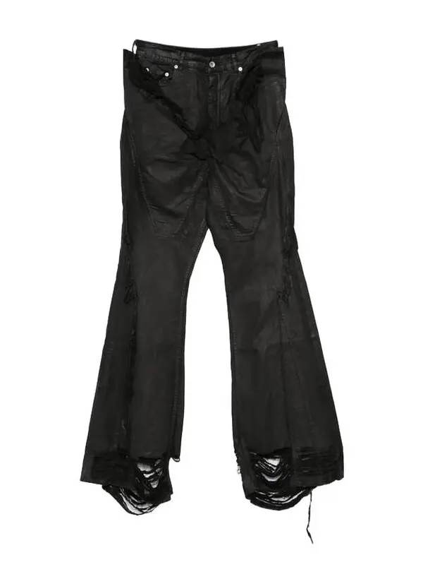 Rick Owens Denim Bootcut Jeans - Black