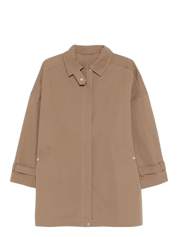 TOTEME Organic Cotton Oversized Trench Coat - Multicolor