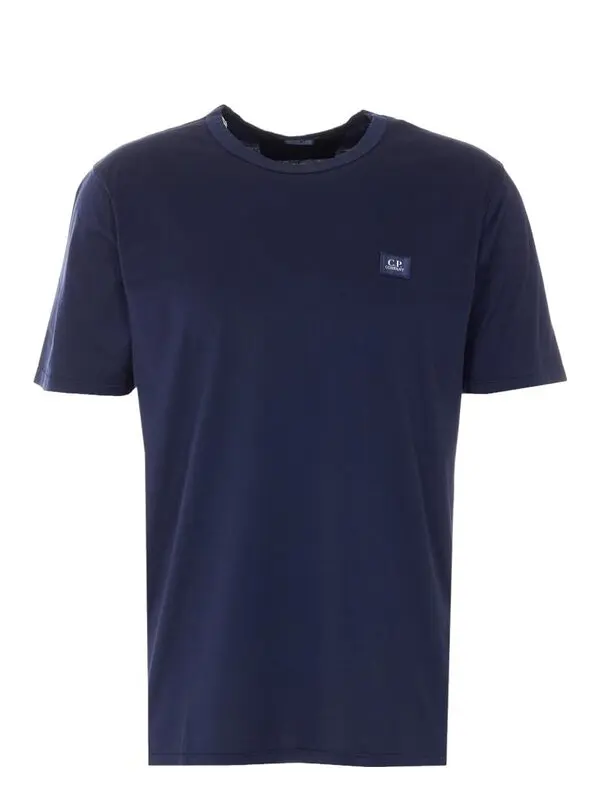C.P. COMPANY Logo Patch T-shirt - Blue