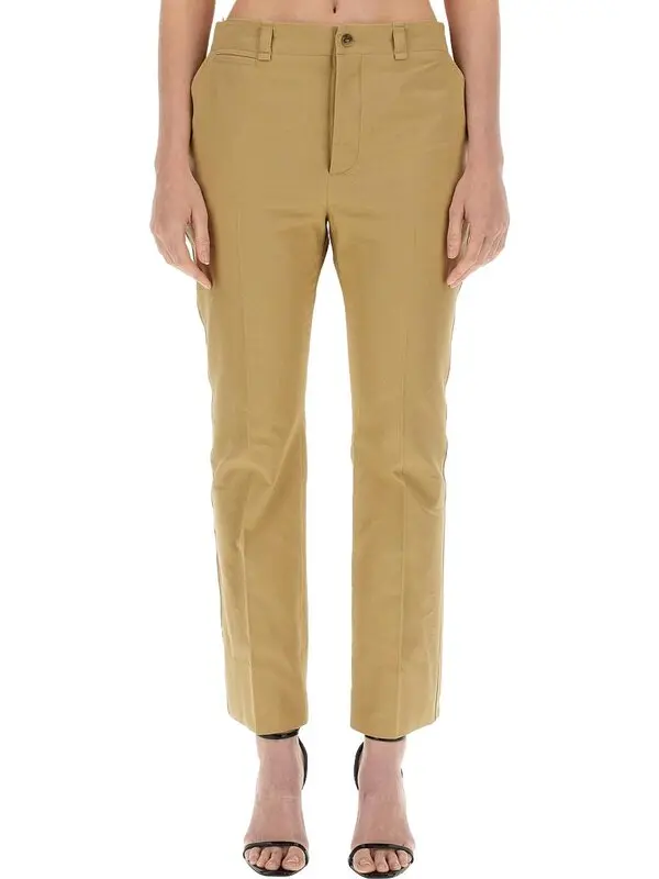 Saint Laurent Drill Pants - Cream