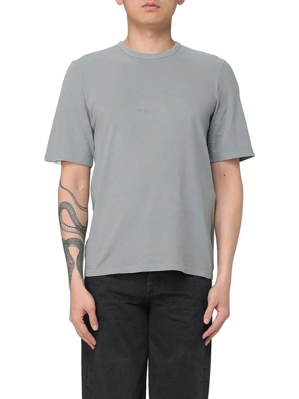 Saint Laurent Basic Cotton T-shirt - Gray