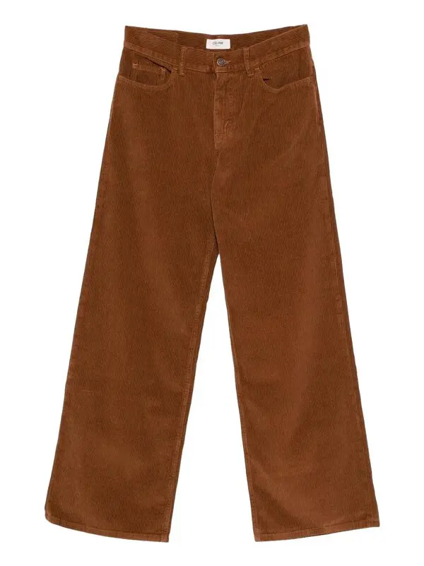 Celine Corduroy Trousers - Multicolor