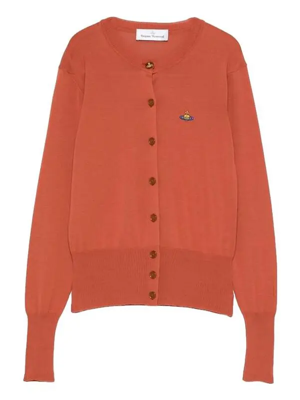 VIVIENNE WESTWOOD Knitwear Cardigans - Orange