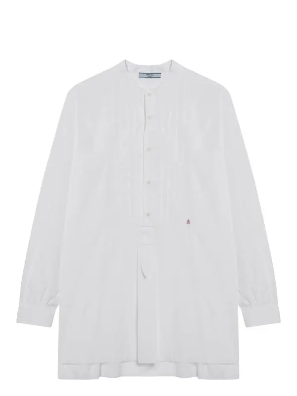 Prada Cotton Canvas Shirt - White