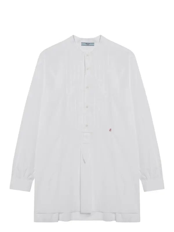 Prada Cotton Canvas Shirt - White