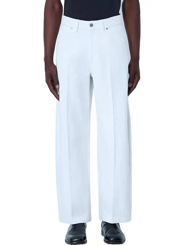 LEMAIRE Wide-leg Denim Trousers - White
