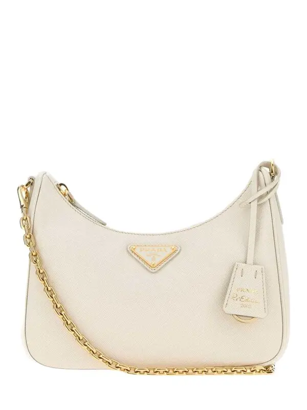 Prada Vitello Crossbody Bag - White
