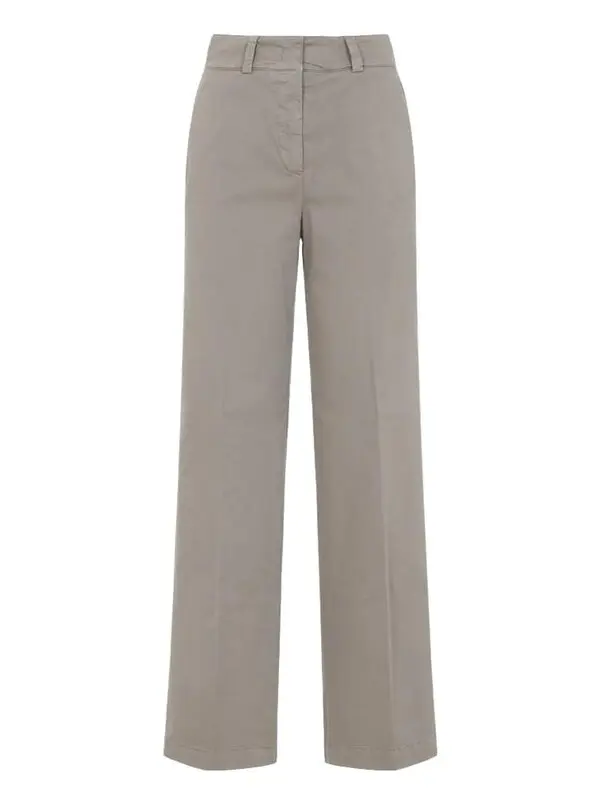 Peserico Straight Leg Trousers - Brown