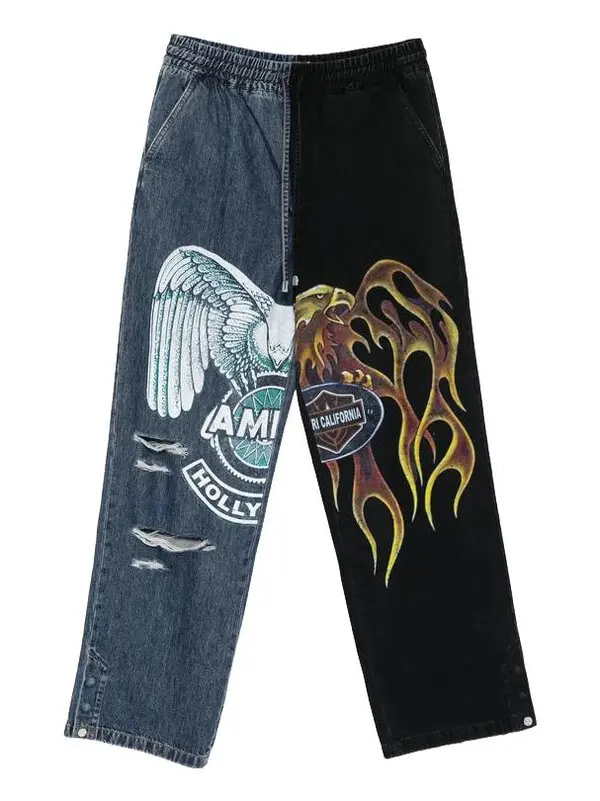 Amiri Denim Loose-fit Jeans - Blue