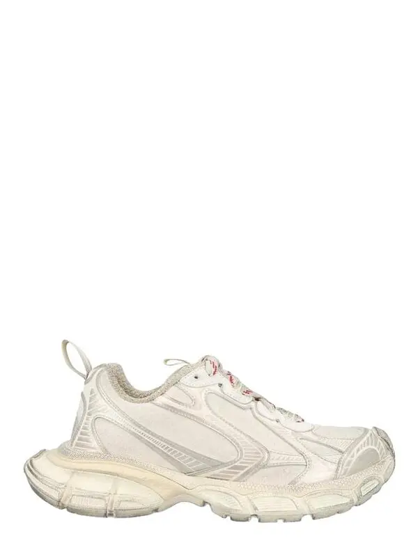 Balenciaga Layered Logo Sneakers - Cream