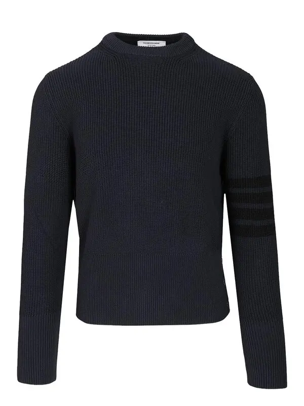 Thom Browne Cotton Sweater - Blue