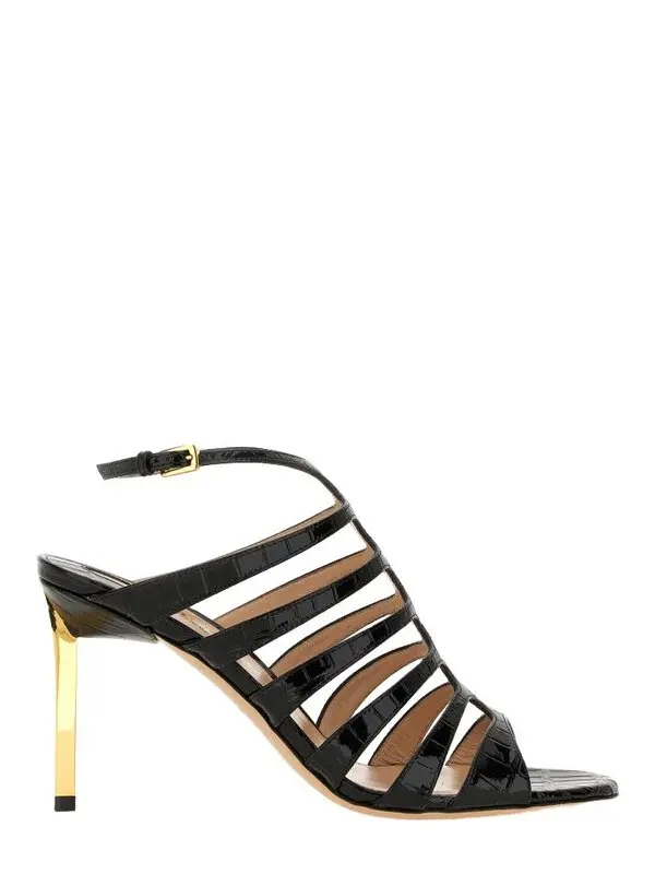 TOM FORD Leather Sandal - Black
