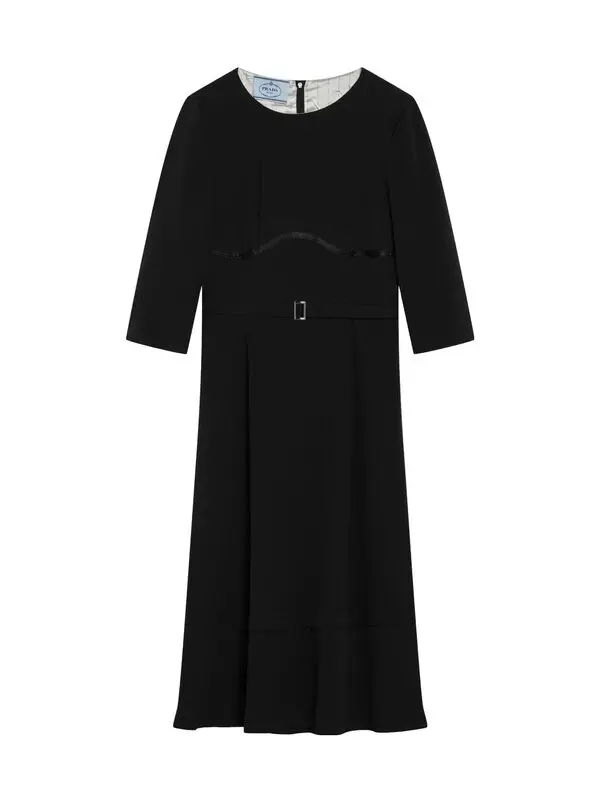 Prada Silk-blend Dress - Black