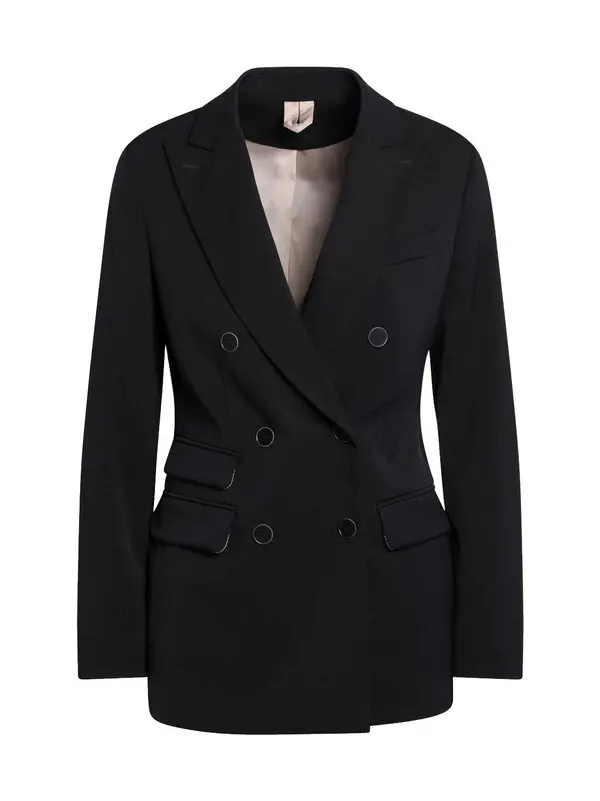 Max Mara Double-breasted Wool Jacket - Blue
