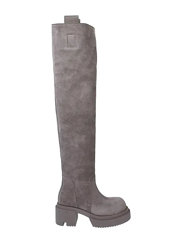 Rick Owens Suede Leather Boots - Multicolor