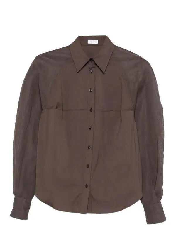 Brunello Cucinelli Tops Shirts - Brown