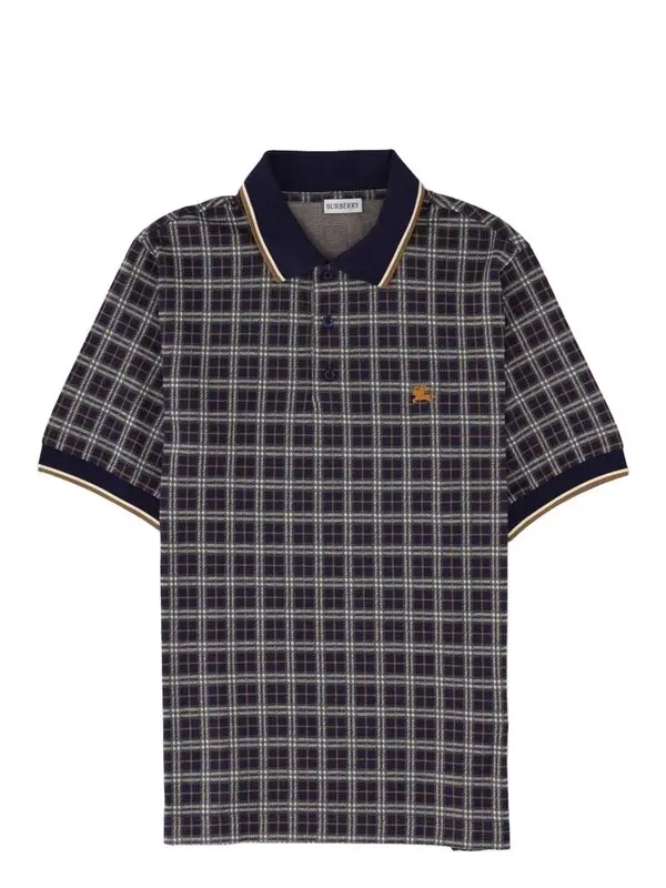 Burberry Checked Polo Shirt - Multicolor
