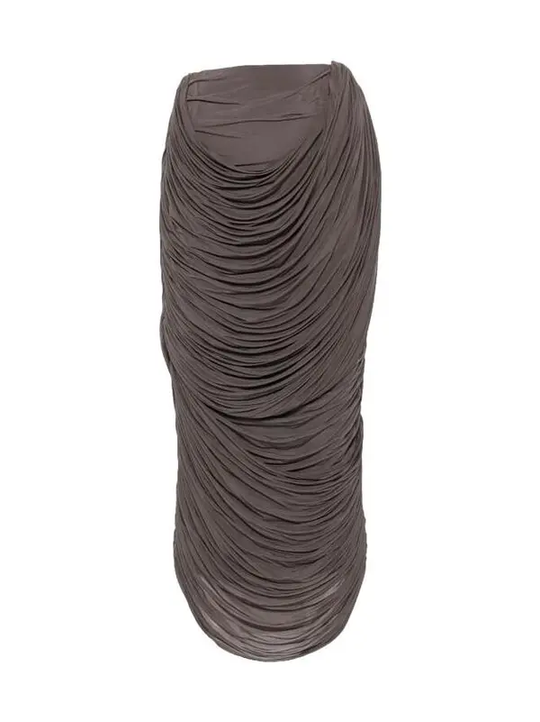 Magda Butrym Skirts Asymmetric & Draped Skirts - Brown