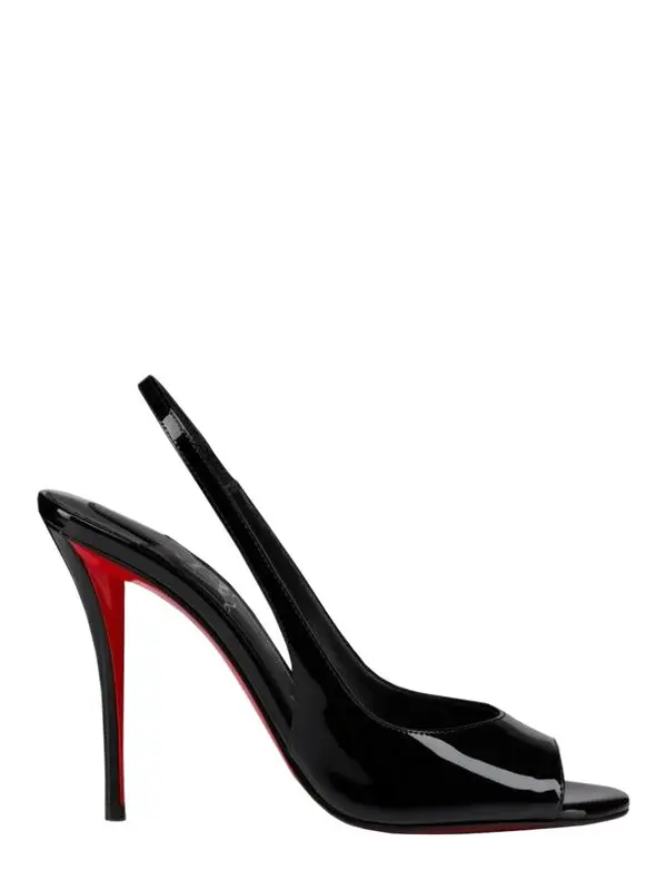 CHRISTIAN LOUBOUTIN Sofia Z Patent Leather Slingback Pumps - Black