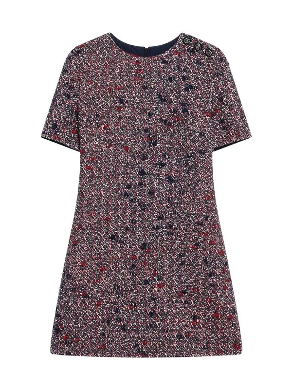 Gucci Wool Bouclé Dress - Blue