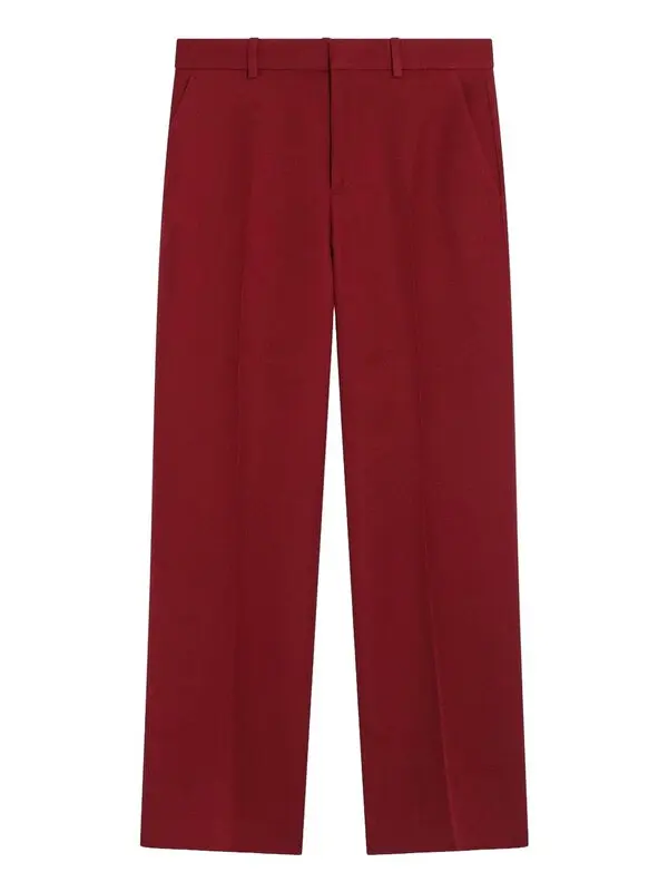 Gucci Wool Trousers - Red