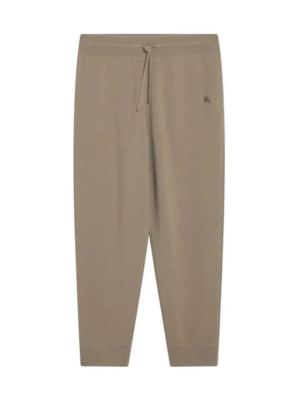 Burberry Beige Cashmere-blend Jogging Trousers - Brown