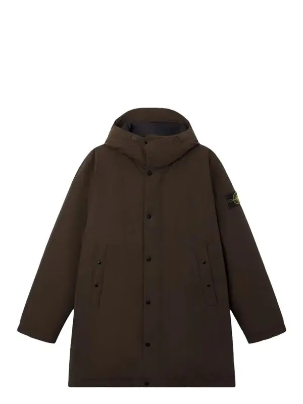 Stone Island Micro Twill Long Parka - Multicolor