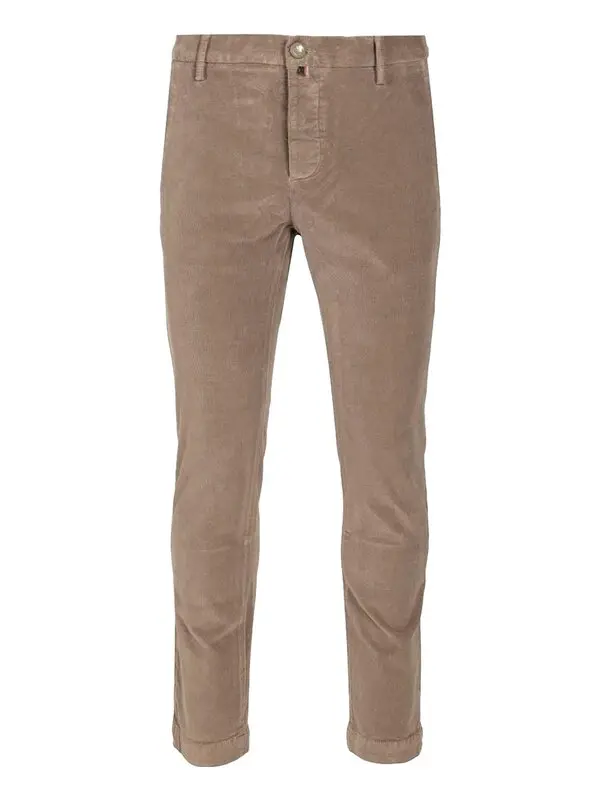 Jacob Cohen Slim Fit Trousers - Cream