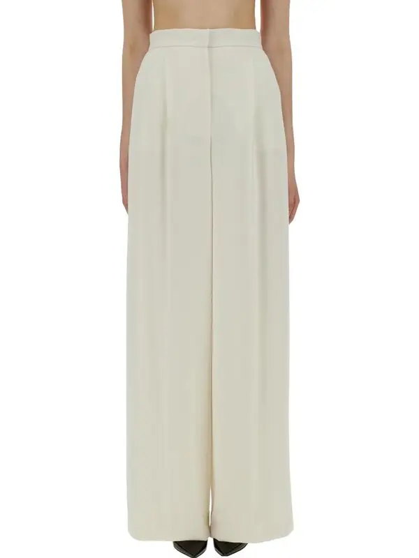 Max Mara Wide Pant Handcuff - Cream