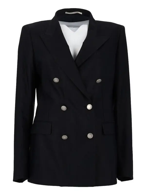 Tagliatore Double-breasted Paris Jacket - Blue