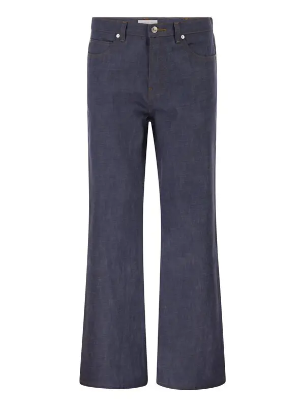 A.p.c. Cotton Denim Flared-leg Jeans - Multicolor