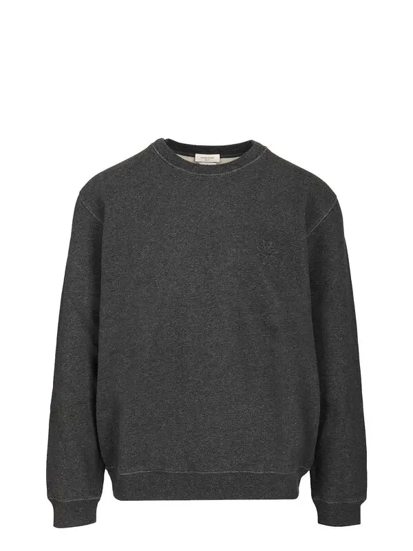 JACOB COHЁN Embroidered Logo Crewneck Sweatshirt - Gray