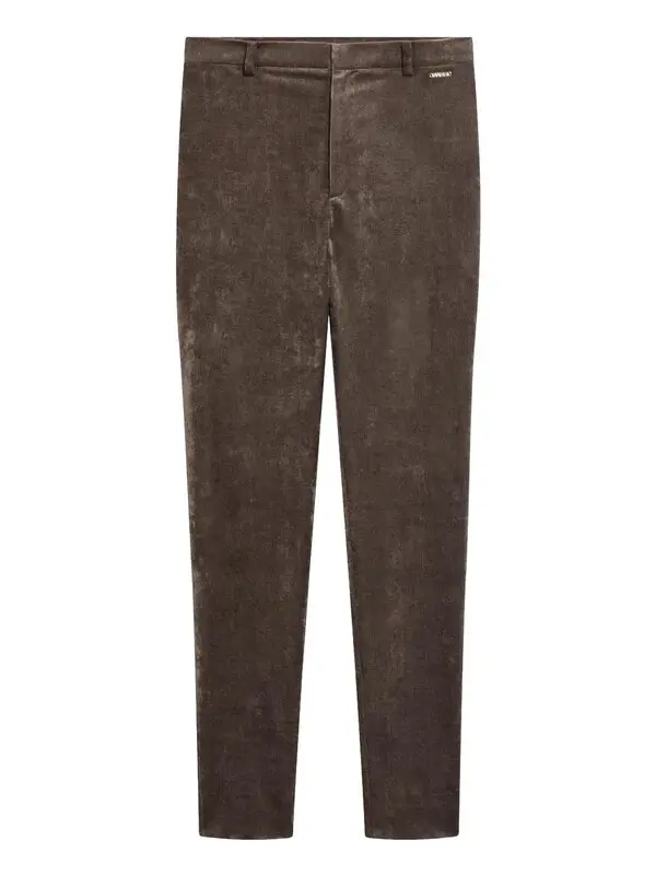 Gucci Stretch Velvet Leggings - Brown