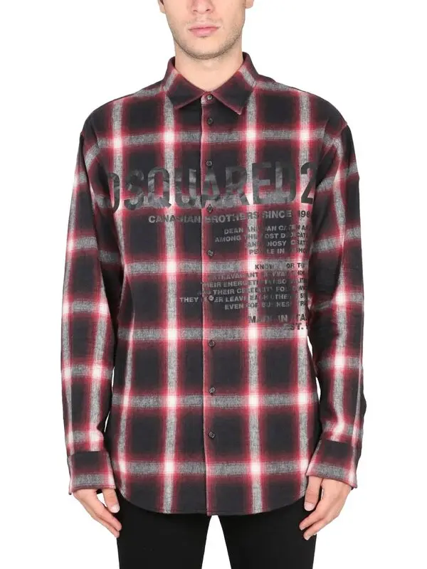 Dsquared2 Logo Print Shirt - Multicolor