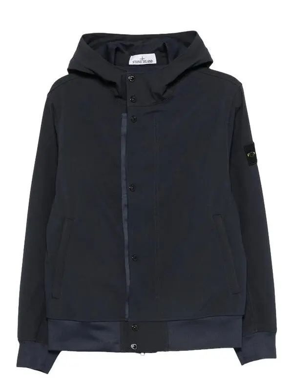 Stone Island Hooded Jacket - Blue