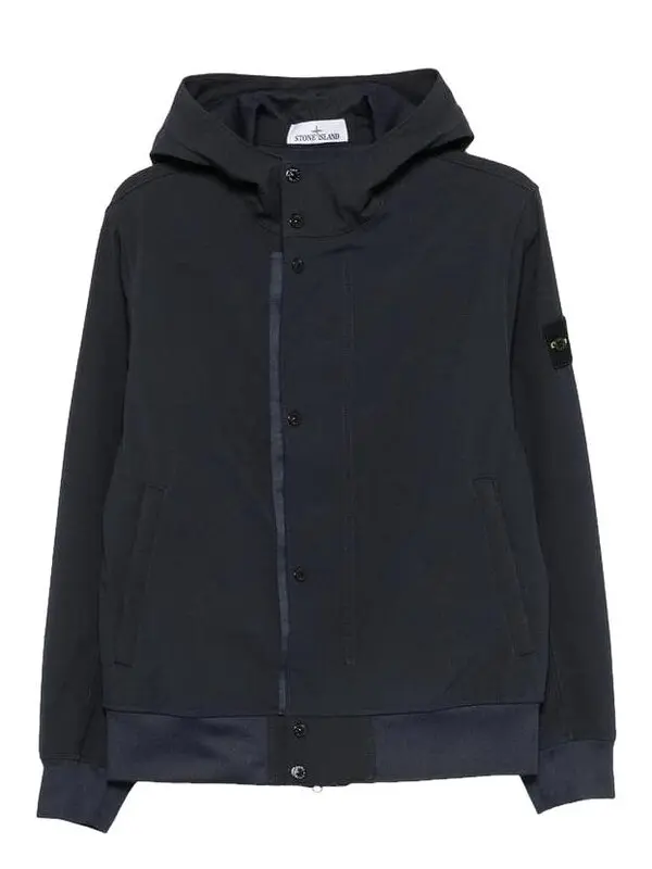 Stone Island Hooded Jacket - Blue