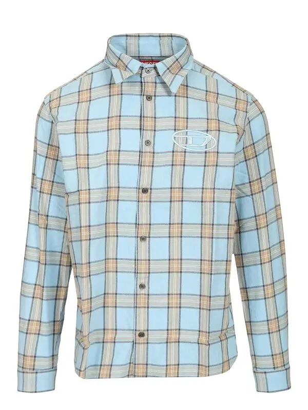 DIESEL® Tartan Shirt - Blue