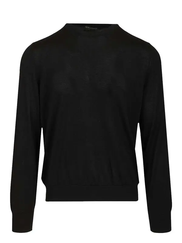 TOM FORD Silk Pullover - Black
