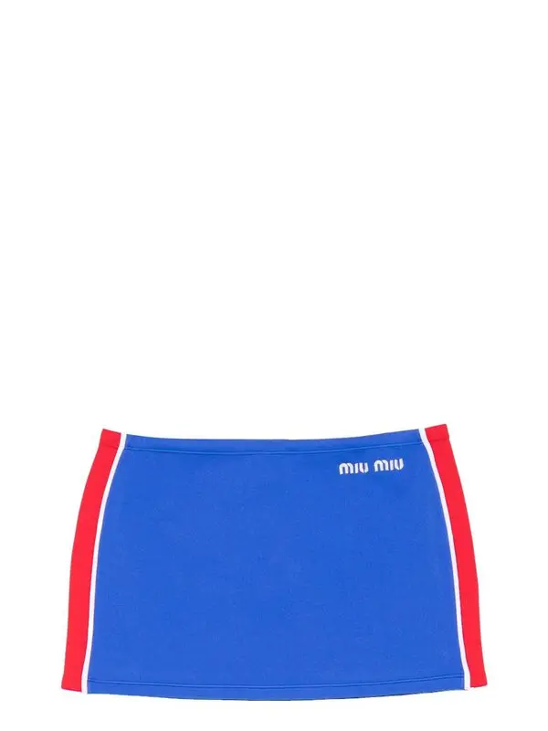 Miu Miu Straight Skirt - Blue