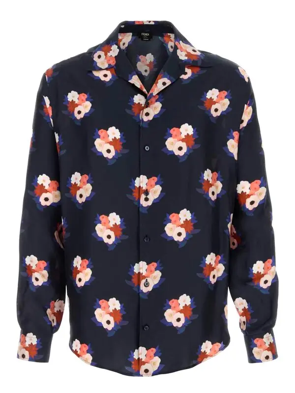 Fendi Printed Silk Shirt - Multicolor