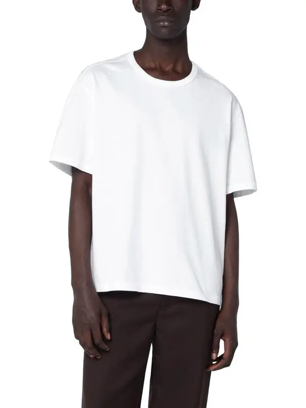 Séfr Mauro T-shirt In Organic Cotton - White