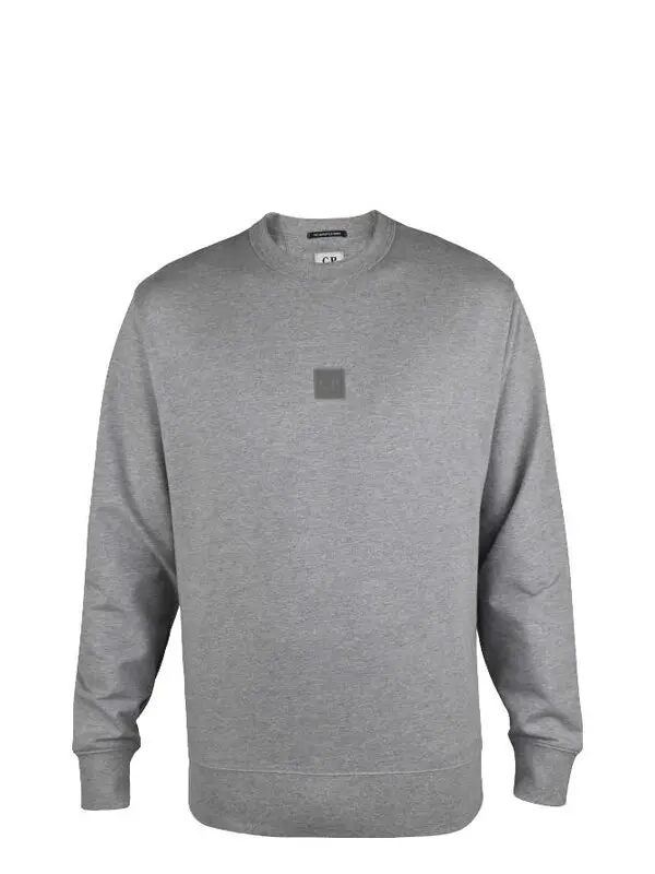 C.P. COMPANY Cotton Crew Neck Pullover - Gray