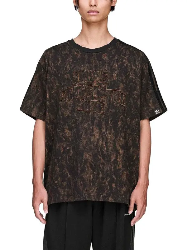 Adidas T-shirt Song For The Mute Adi006 /wild Brown - Black