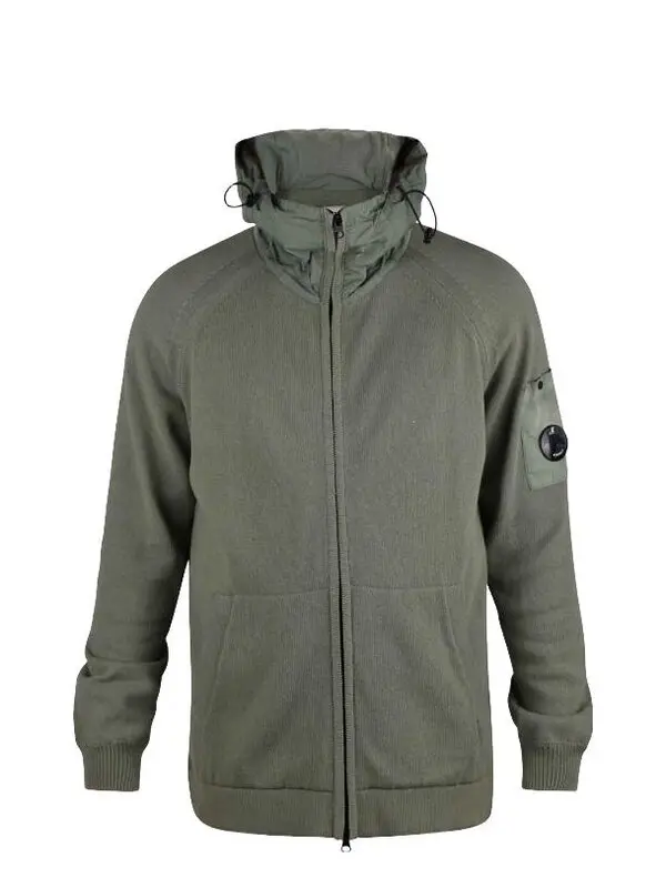 C.P. COMPANY Cotton Hooded Jacket - Yellow