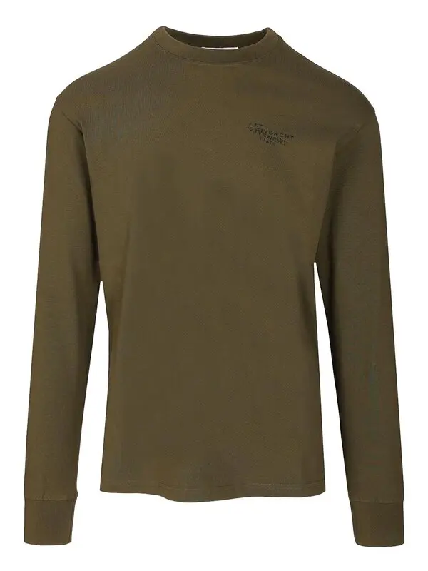 Givenchy Regular Long-sleeved T-shirt - Green